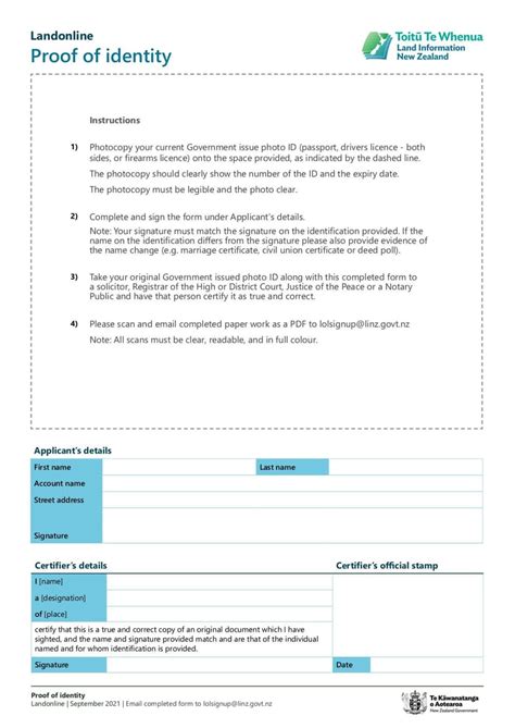 Proof Of Identity Form Fill And Sign Online With Lumin
