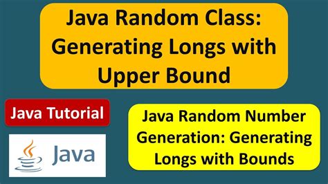 how to generate random numbers using longs bound methods of random class youtube
