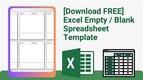 20 [download Free] Excel Empty Blank Spreadsheet Template Of 2024