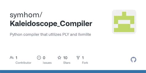 Github Symhomkaleidoscopecompiler Python Compiler That Utilizes