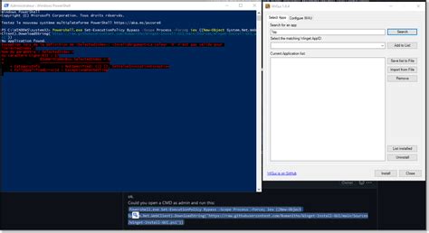 No Longer Works No Software Found Issue 55 Romanitho Winget Install GUI GitHub