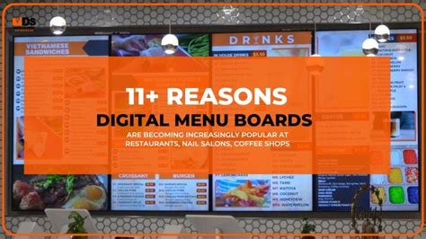 Reasons Digital Menu Boards Are Becoming Increasingly Popular At Restaurants Nail Salons
