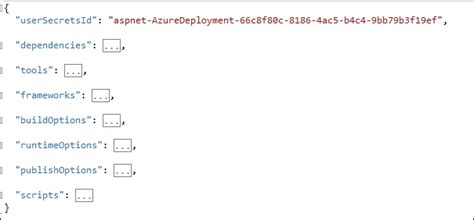 The Project Json File Learning ASP NET Core MVC Programming