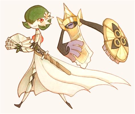 Xyliaxart Aegislash Gardevoir Nintendo Pokemon Armor Bob Cut Colored Skin Dress