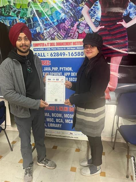 certificate webdesign coding tally icaii skill institute
