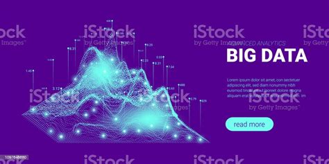 Quantum Computing Visualization Big Data Sorting Stock Illustration