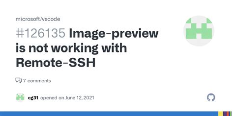 Image Preview Is Not Working With Remote Ssh · Issue 126135