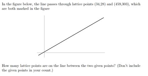 Algebra Precalculus Finding How Many Lattice Points Are On The Line Between Two Given Points
