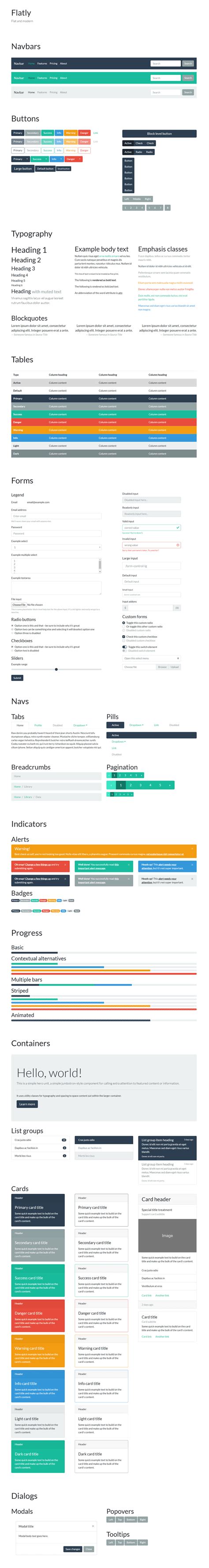 Bootswatch Open Source Bootstrap Themes Collection Bypeople