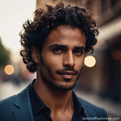Eritrean Guy With Majestic Hair Stable Diffusion Online