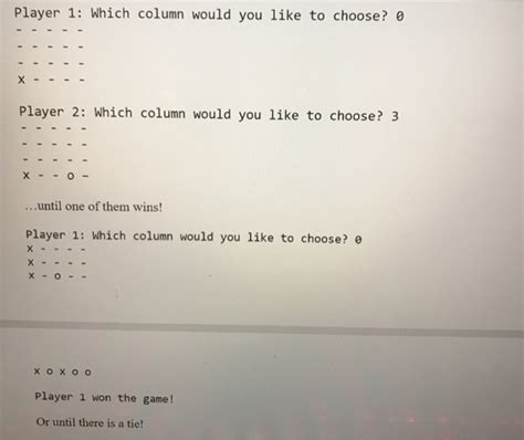 Solved Lab Connect Four Overview This Lab Is Designed To Chegg