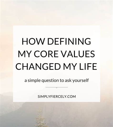 Core Values Artofit