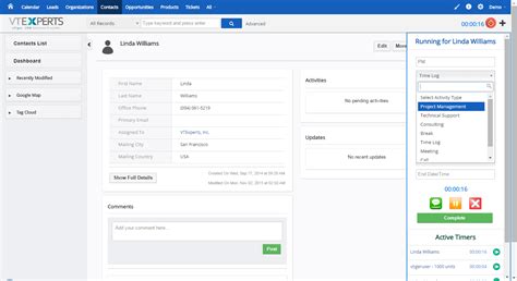 Time Tracker User Time Management Extension For Vtiger