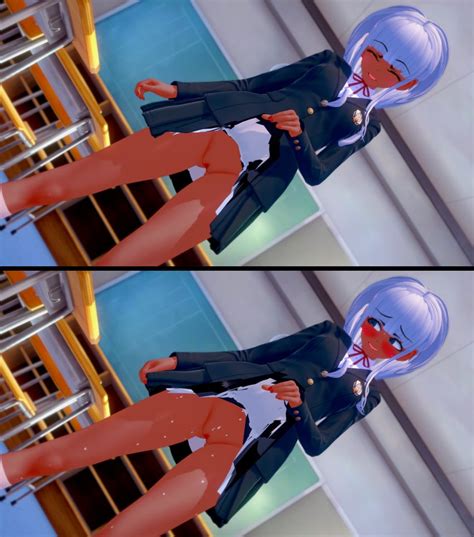 Rule 34 3d Blush Danganronpa Danganronpa V3 Embarrassed Embarrassed