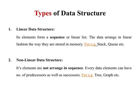 Fundamental Data Structure Pptx Databases Computer Software And
