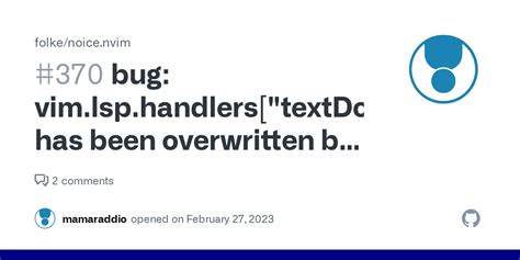Bug Vimlsphandlers Textdocumentsignaturehelp Has Been Overwritten By Another Plugin