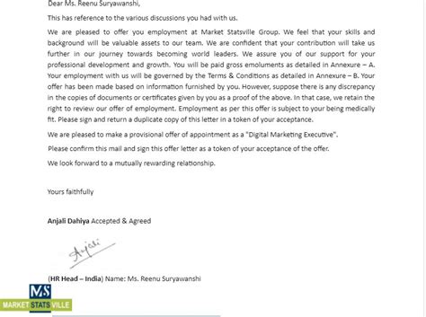 Reenu Suryawanshi On Linkedin Offer Offerletter Work 20 Comments