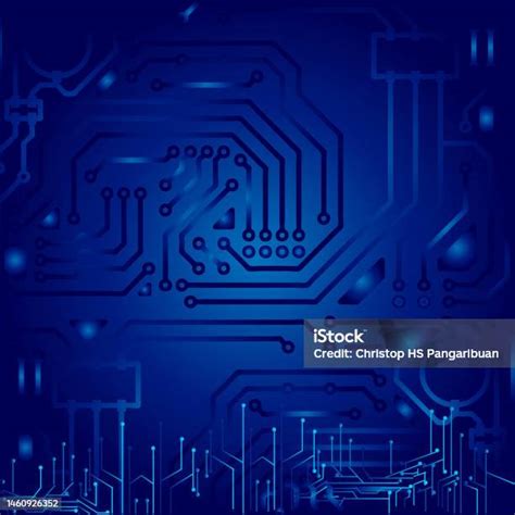 첨단 기술 기하학적 및 연결 시스템 배경과 디지털 데이터 추상 전자 진한 파란색 배경 벽지입니다 벡터 그림입니다 0명에 대한 스톡 벡터 아트 및 기타 이미지 Istock