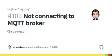 not connecting to mqtt broker · issue 103 · tsightler ring mqtt · github