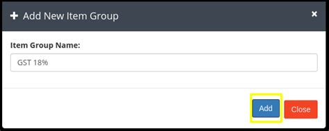 manage taxation item group medixcel support