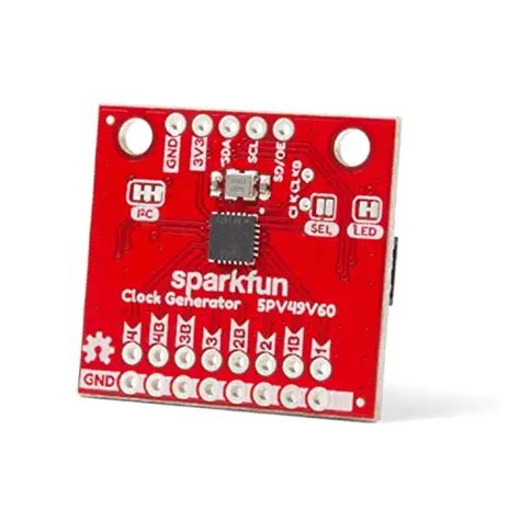 Sparkfun Clock Generator Breakout 5p49v60 Qwiic فرکانس های 1