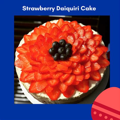 Strawberry Daiquiri Cake Le Rouge Handmade Chocolates By Aarti