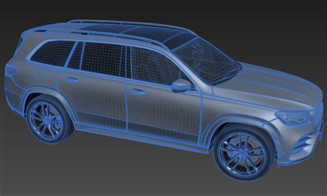 Mercedes Benz Gls 2021 3d Model 129 3ds C4d Fbx Lwo Ma Max Obj Free3d