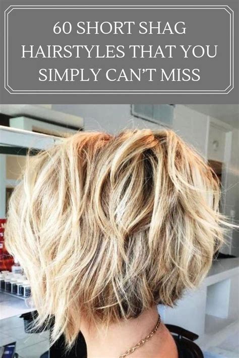 Effortless And Full Of Movement Short Shag Hairstyles With Flirty Flair