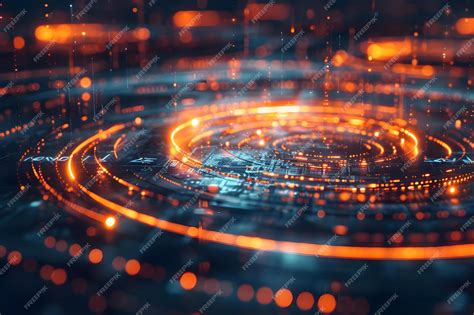 Visual Representation Of A Quantum Computing Circuit With Quantum Algorithms Showcasing The