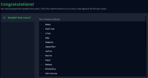 Hackerrank Employee Salaries