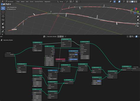 Geonodes Curve Bend Modeling Blender Artists Community