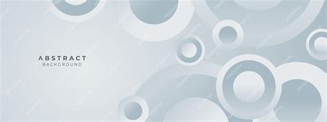 Premium Vector Modern Abstract Light Silver Background Elegant Circle Shape Design