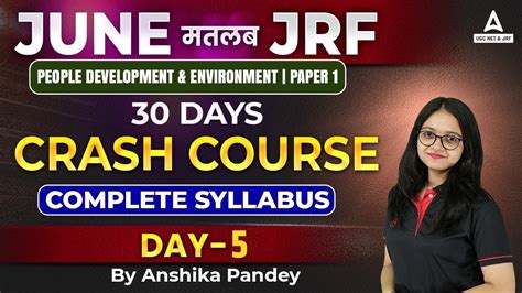 UGC Net Paper UGC Net People Development Environment Classes I