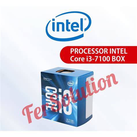 Jual Processor INTEL Core I3 7100 BOX Shopee Indonesia