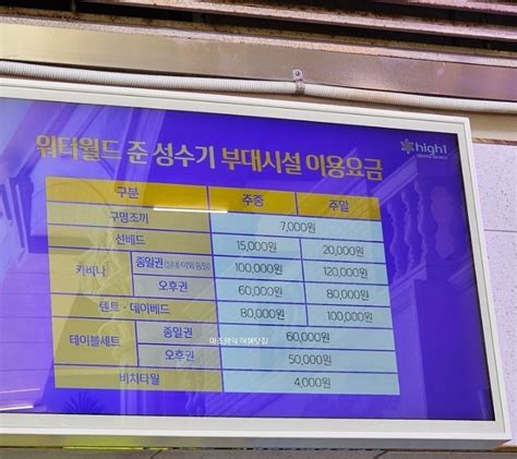 하이원리조트 워터파크 할인 정선 워터월드 각종꿀팁 네이버 블로그