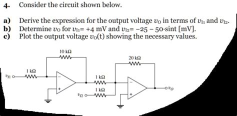 video solution consider the circuit shown below a derive the