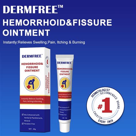 Dermfree Hemorrhoids Cream External Ointment Perianal Eczema Swollen