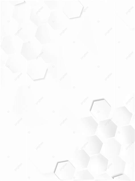 White Hexagon Abstract Shading Texture Simple General Background White