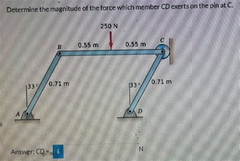 Solved Question Determine The Magnitude Of The Force Which