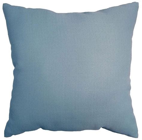 Square Throw Pillow Light Blue