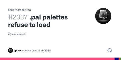 Pal Palettes Refuse To Load Issue Aseprite Aseprite GitHub