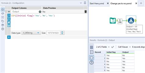Solved Switch Text From Yes To No And No To Yes In Column Alteryx