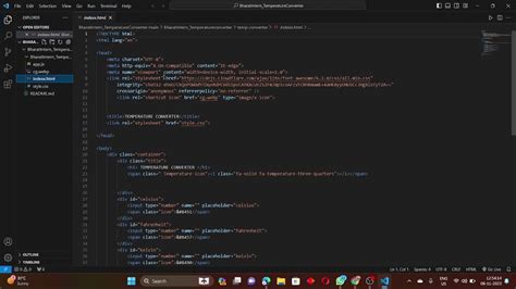 sourabh das on linkedin bharatintern webdeveloperintern temperatureconverter
