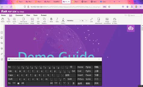 The Edit Modules In Foxit Pdf Sdk For Web Foxit Pdf Sdk For Web V1000