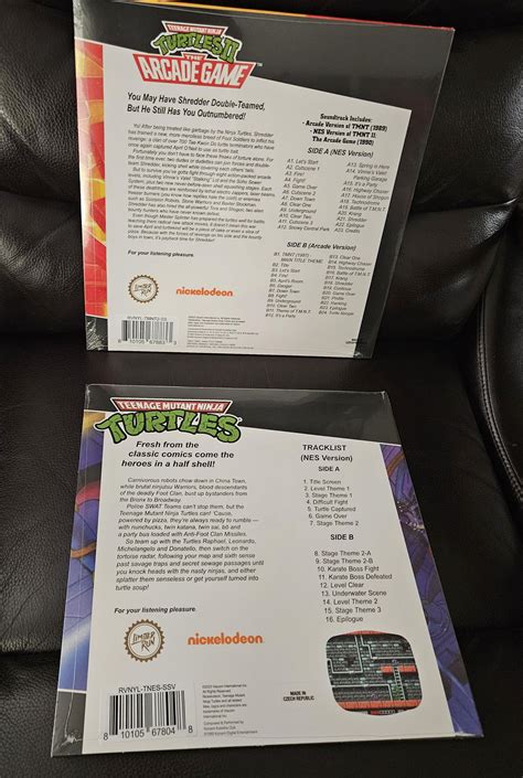 Tmnt Soundtracks Nes And Arcade From Ship To Shore Just Came In The Mail R Vgmvinyl