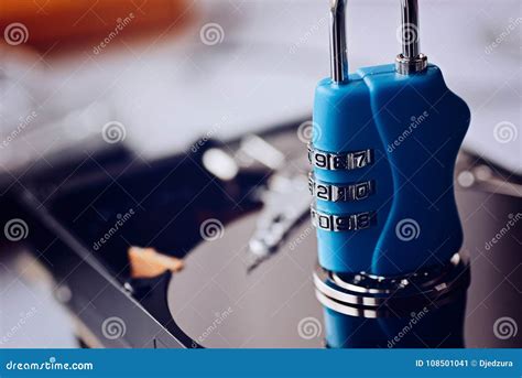 Encrypted Hard Disk Stock Image Image Of Harddisk Hacker 108501041
