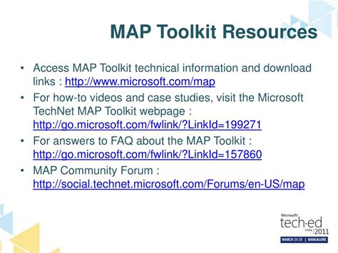 Ppt Microsoft Assessment And Planning Map Toolkit Lab Powerpoint