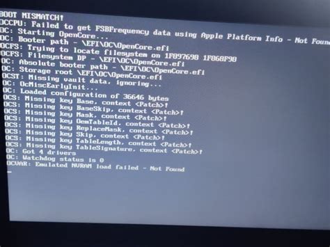 Installation Boot Problems R Hackintosh