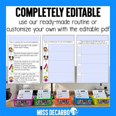 Fluency Friends Rereading Routine By Miss Decarbo Tpt