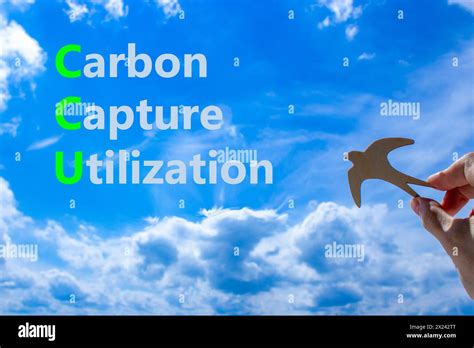 Ccu Carbon Capture Utilization Symbol Concept Words Ccu Carbon Capture
